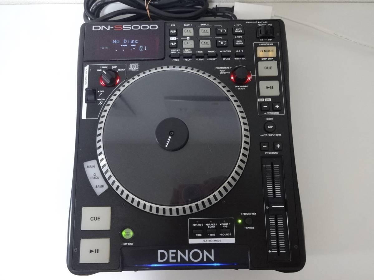 DENONデノン DN-S5000 DJ ターンテーブル CDプレイヤー CDJ(CDJ)｜売買されたオークション情報、yahooの商品情報を ...