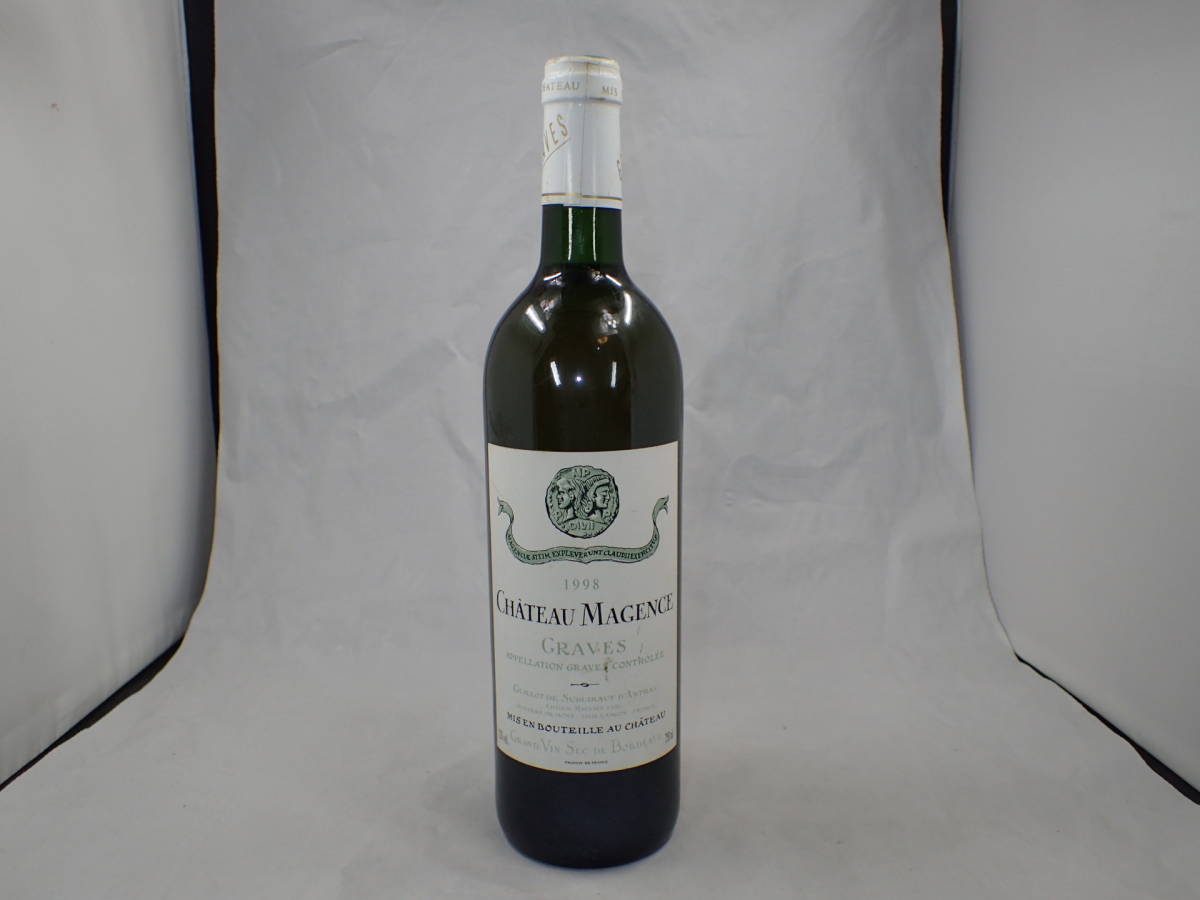 未開栓 シャトー マジャンス1998 CHATEAU MAGENCE 1998 GRAVES 750ml(フランス)｜売買されたオークション ...