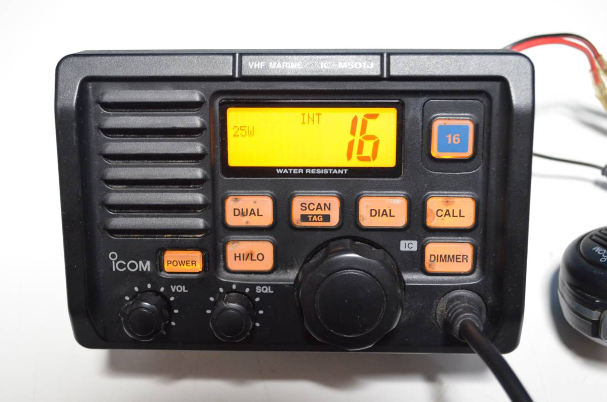 ICOM IC-M501J 国際VHFトランシーバー(無線機)｜売買されたオークション情報、yahooの商品情報をアーカイブ公開 ...