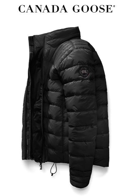 CANADA GOOSE カナダグース BROOKVALE JACKET BLACK LABEL ライトウェイトダウンジャケット Sサイズ(S ...