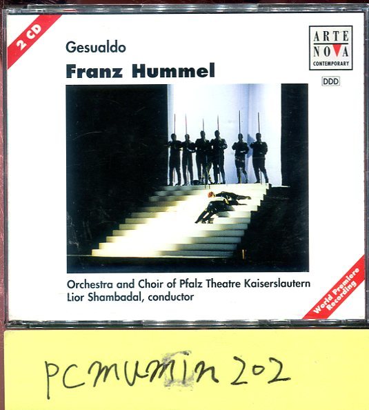 Hummel: Gesualdo:Lior Shambadal cond /Kaiserlautern Pfalz Theatre ...