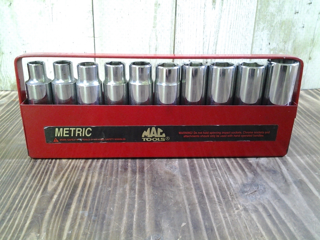 MAC TOOLS VD6 ディープソケット 10PCセット(ソケットレンチ)｜売買されたオークション情報、yahooの商品情報をアーカイブ公開 - オークファン（aucfan.com）