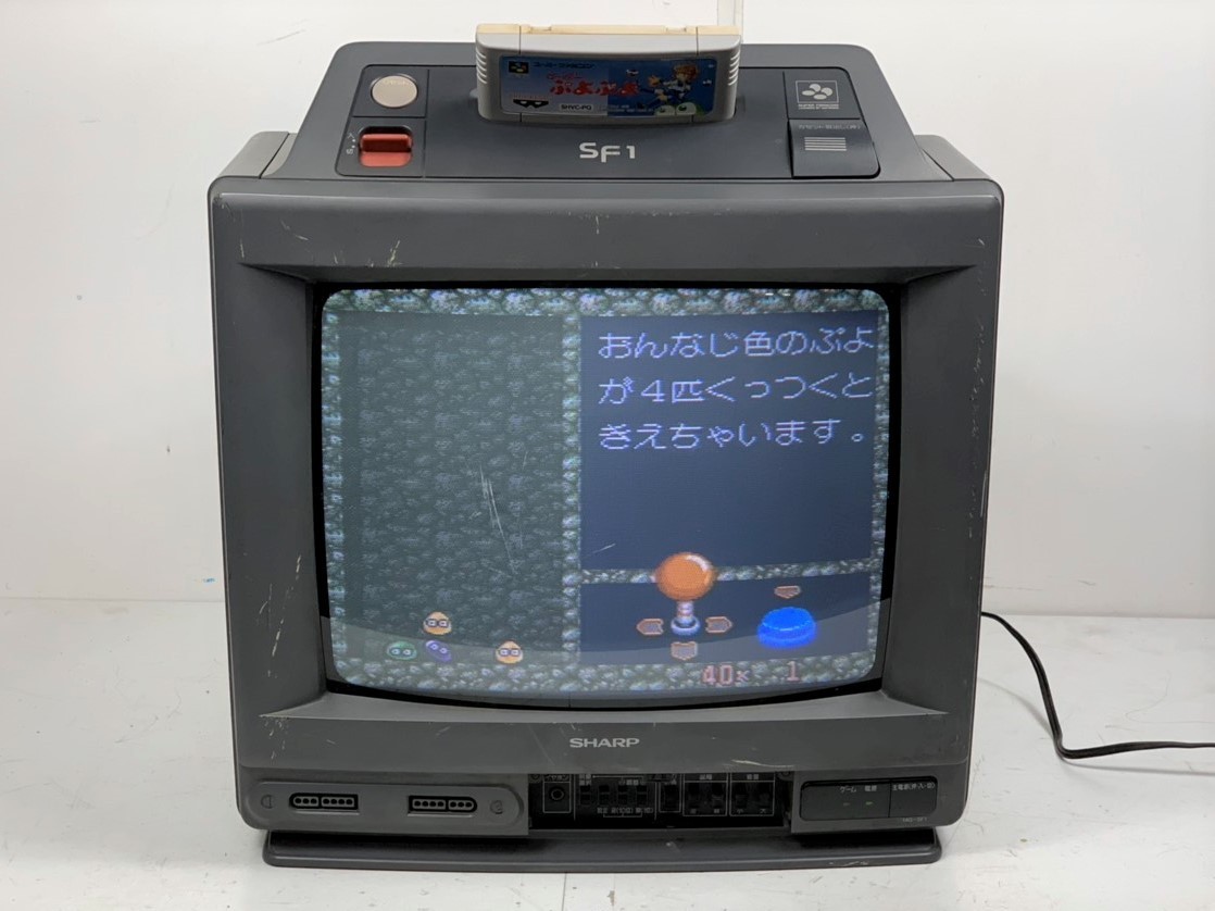 シャープ SHARP 14G-SF スーパーファミコン内蔵テレビ スーファミTV 保証品(本体、アクセサリー)｜売買されたオークション情報、yahooの商品情報をアーカイブ公開 ...