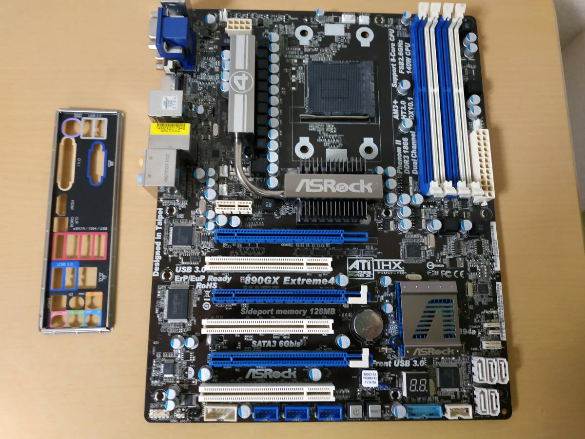 ASRock 890GX Extreme4 R2.0 AMD AM3+ ATXマザーボード 起動確認済(PC/AT互換機)｜売買された ...