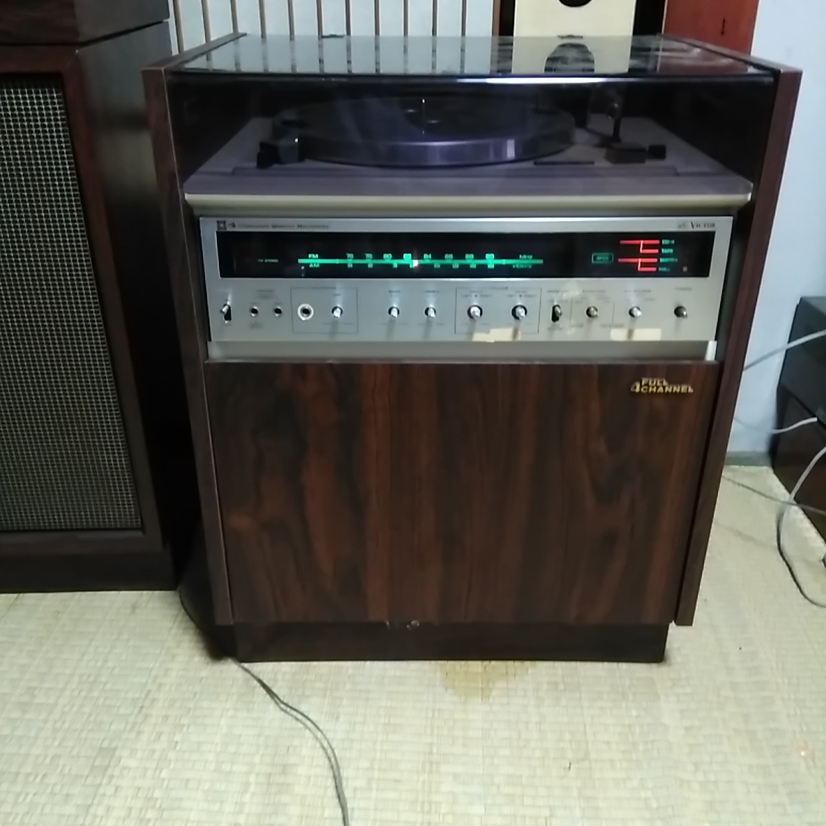 VICTOR SSL-F999 アンティーク 4チャンネル ステレオ レシーバー レコード チューナー ジャンク 部品取り 電源OK(システム ...