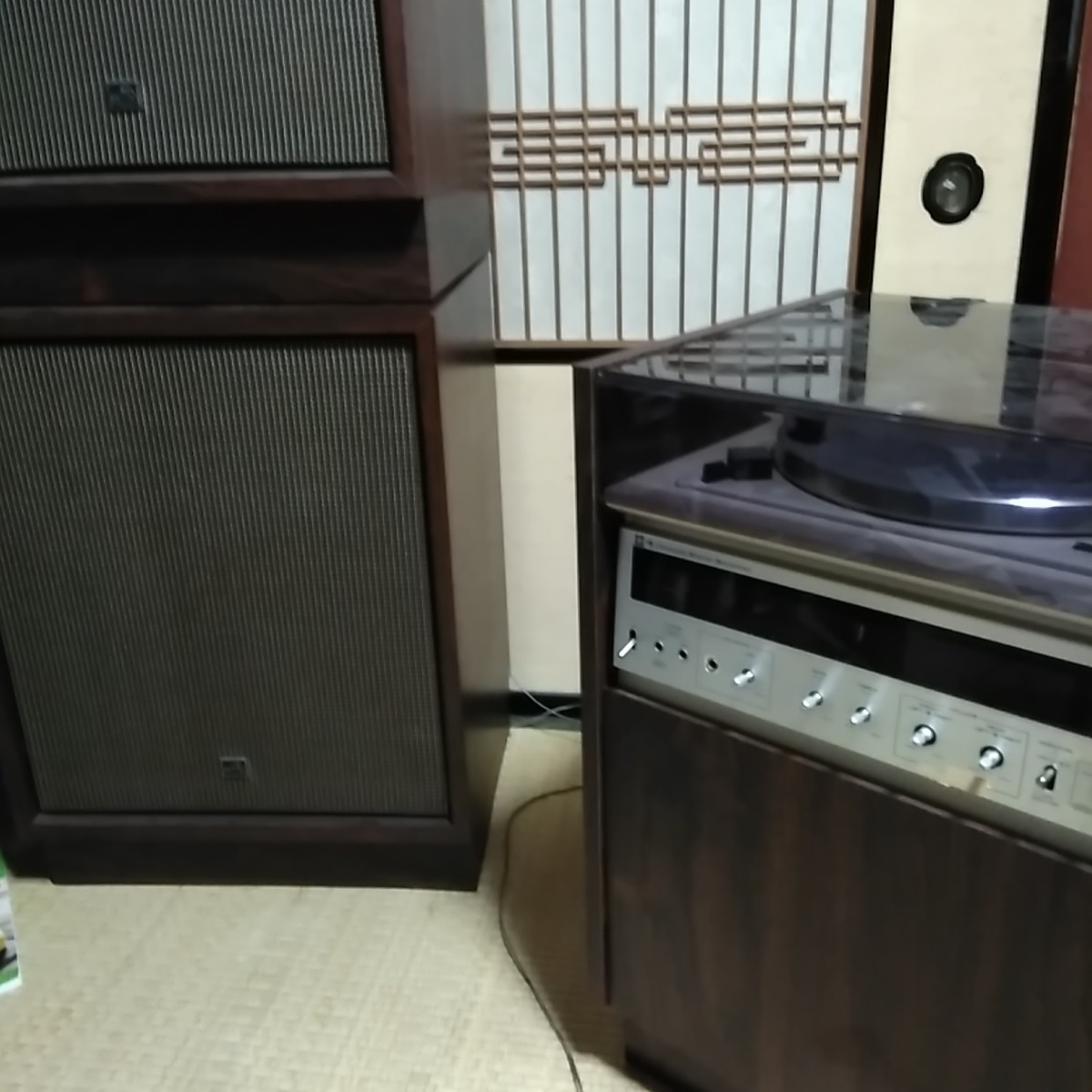 VICTOR SSL-F999 アンティーク 4チャンネル ステレオ レシーバー レコード チューナー ジャンク 部品取り 電源OK(システム ...