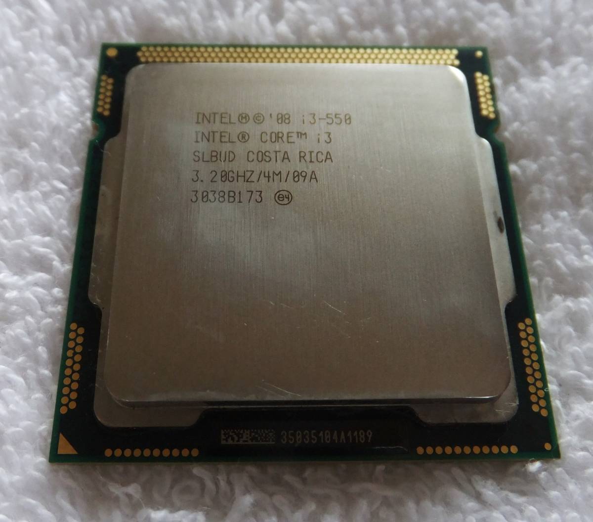 CPU Intel Core i3 550 3.20GHz 4M 09A 3枚 4(Core i3)｜売買されたオークション情報、yahooの ...