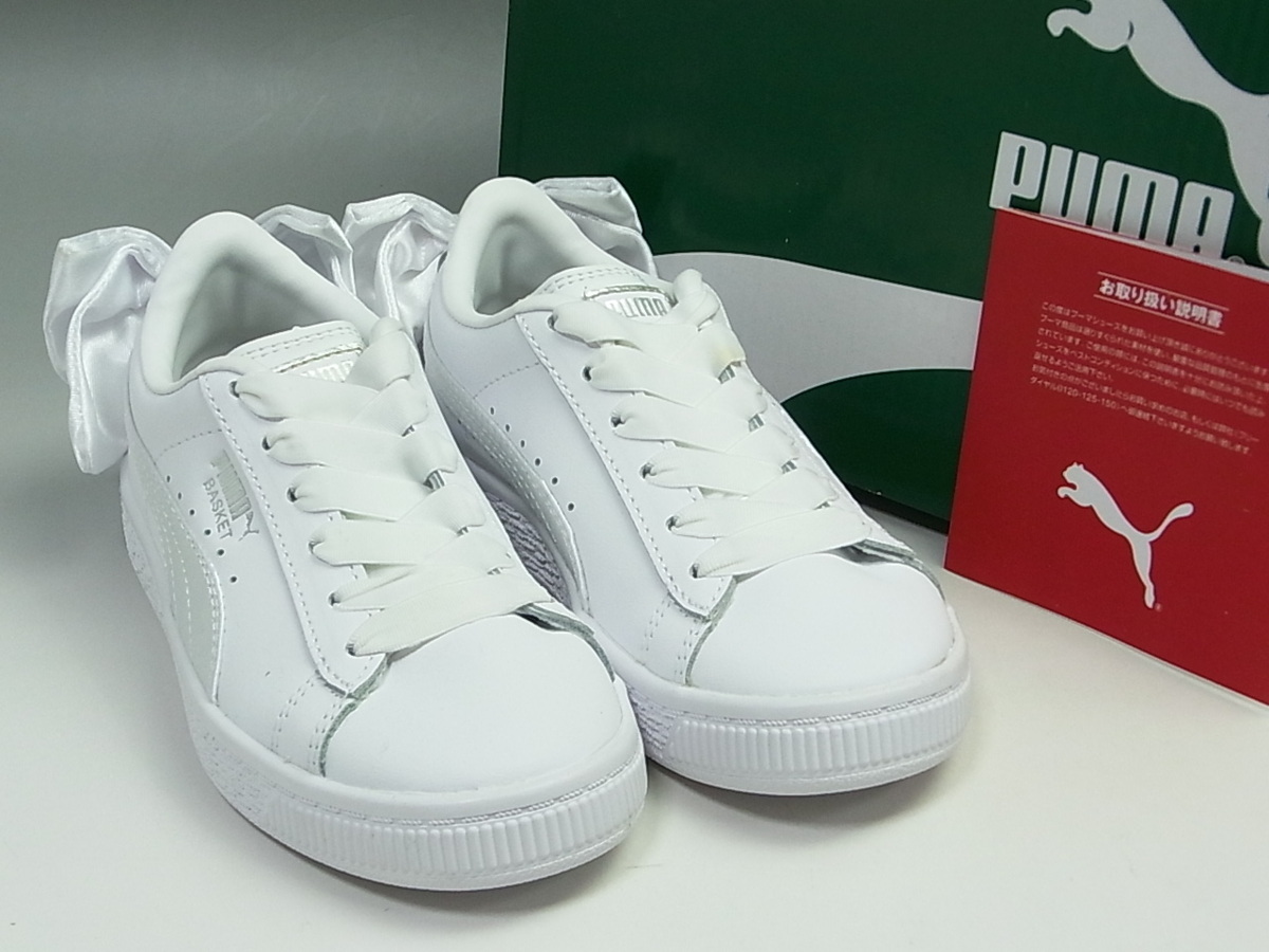 PUMA/プーマ バスケット ボウ キッズスニーカー 17.0cm 367322-01 ホワイト バックリボン(17cm～)｜売買された ...