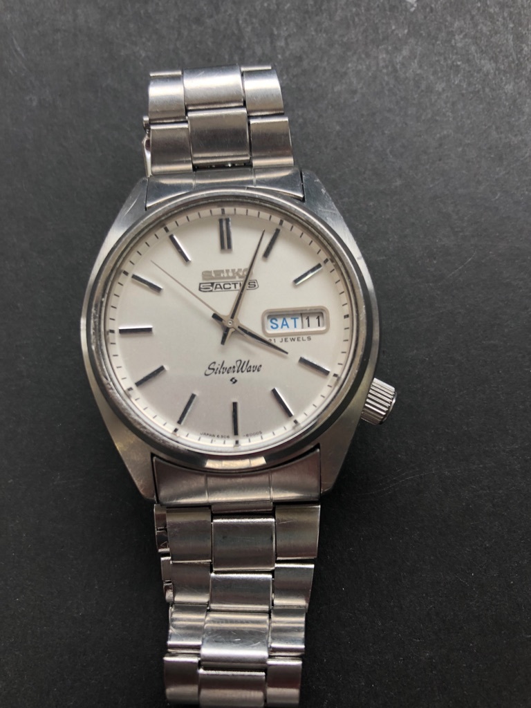 SEIKO 5ACTUS SILVEN WAVE メンズ腕時計 手巻き T-0083(その他)｜売買されたオークション情報、yahooの商品情報をアーカイブ公開 - オークファン（aucfan ...