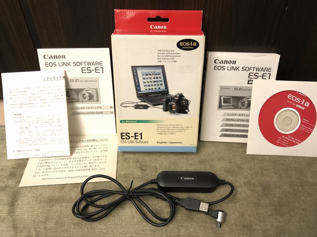 8975AMR 入手困難 Canon ES-E1 キャノン EOS 1V 用 データ転送ソフト ケーブル(その他)｜売買されたオークション情報、yahooの商品情報をアーカイブ公開 ...