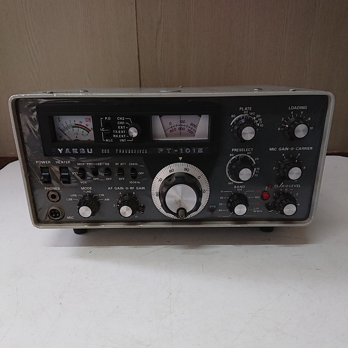 612-2 YAESU ヤエス 八重洲 無線 SSB TRANSCEIVER トランシーバー FT-101E(固定)｜売買されたオークション情報、yahooの商品情報をアーカイブ公開 ...
