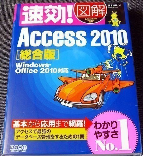 速効 図解Access2010総合版｜基本操作＆データベース作成ガイド 作り方 使い方 500頁 設計 入門 テーブル クエリー 関数 マクロ #(データベース)｜売買されたオークション情報 ...