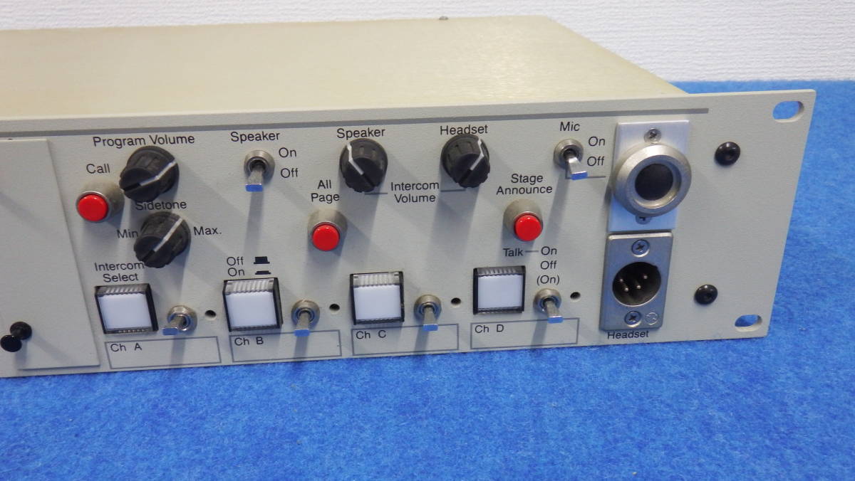 CLEAR-COM REMOTE STATION RM-400A(レコーディング、PA機器)｜売買されたオークション情報、yahooの商品情報をアーカイブ公開 - オークファン（aucfan.com）