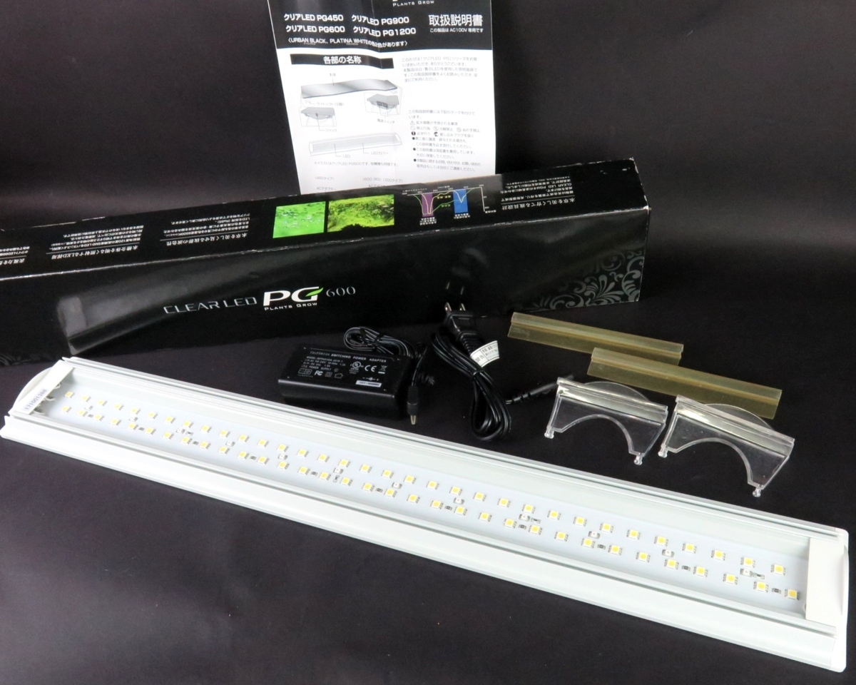 正規品 GEX クリアLED PG600 プラチナホワイトS 水槽専用照明器具 観賞魚 熱帯魚 ライト(その他)｜売買されたオークション情報、yahooの商品情報をアーカイブ公開 ...