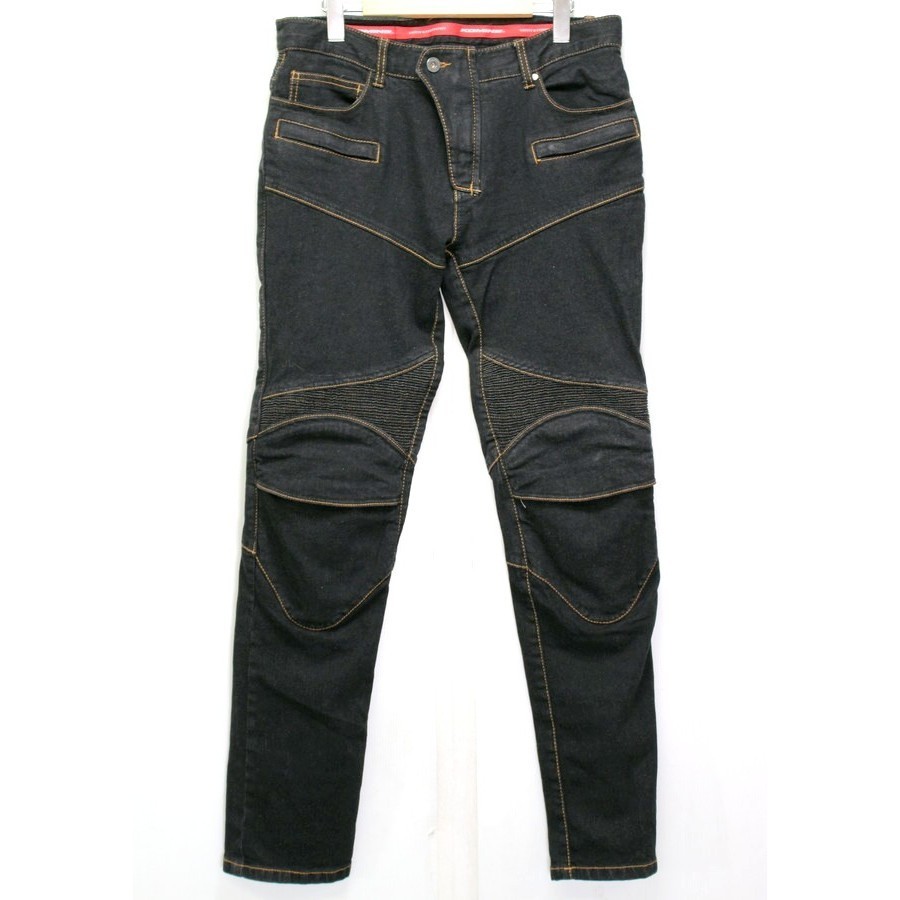C581 KOMINE コミネ ブラック デニム ライディング パンツ L ボトムス ライダース ジーンズ バイク バイカー モトクロス レーシング(デニム、コットン)｜売買されたオークション ...
