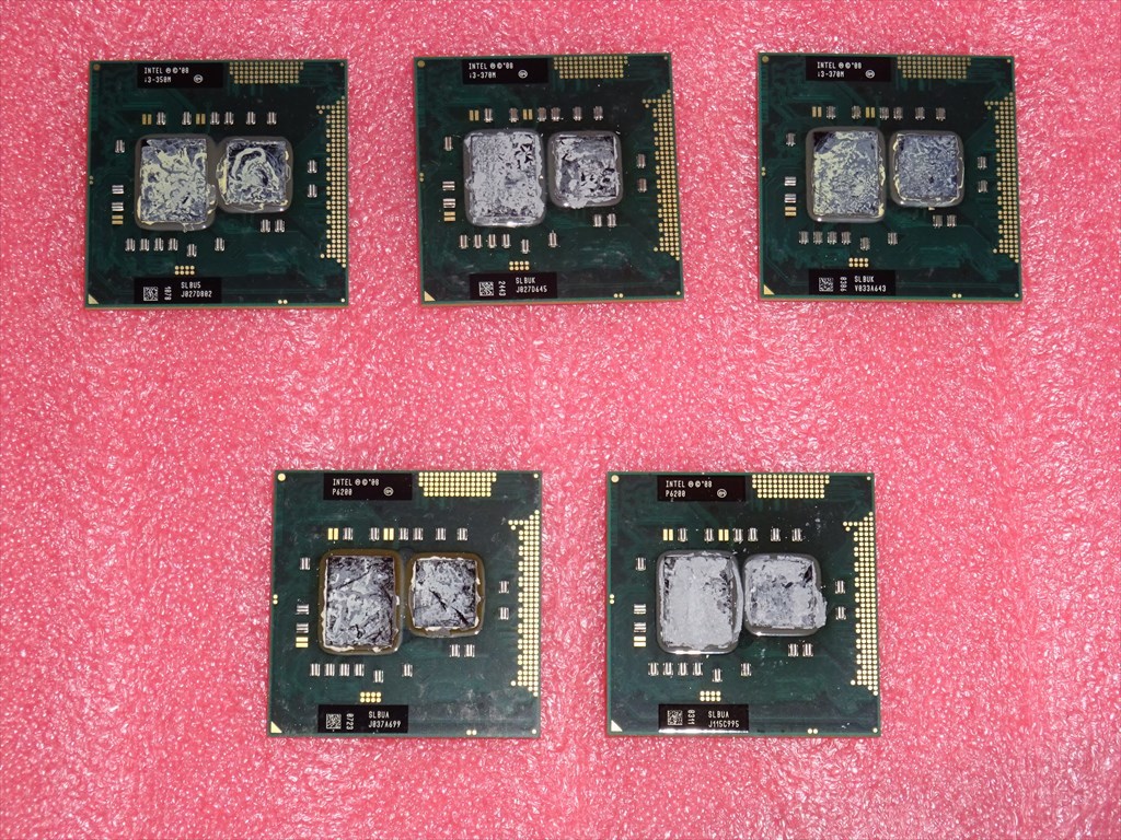 intel CPU 5個セット core-i3 3個 Pentium P6200 2個 ジャンク扱い(Core i3)｜売買されたオークション ...