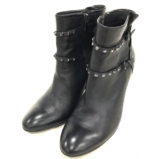 ecco 38 24.5cm ショートブーツ スタッズ ヒール レディース エコー(24.5cm)｜売買されたオークション情報、yahooの商品情報をアーカイブ公開 - オークファン ...