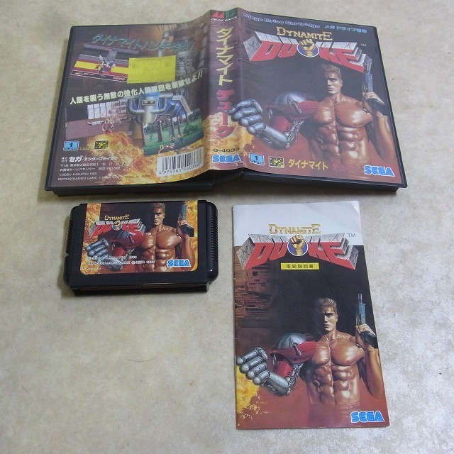 MD メガドライブ DYNAMITE DUKE ダイナマイトデューク SEGA セガ 箱説付 KP(アクション)｜売買されたオークション情報 ...