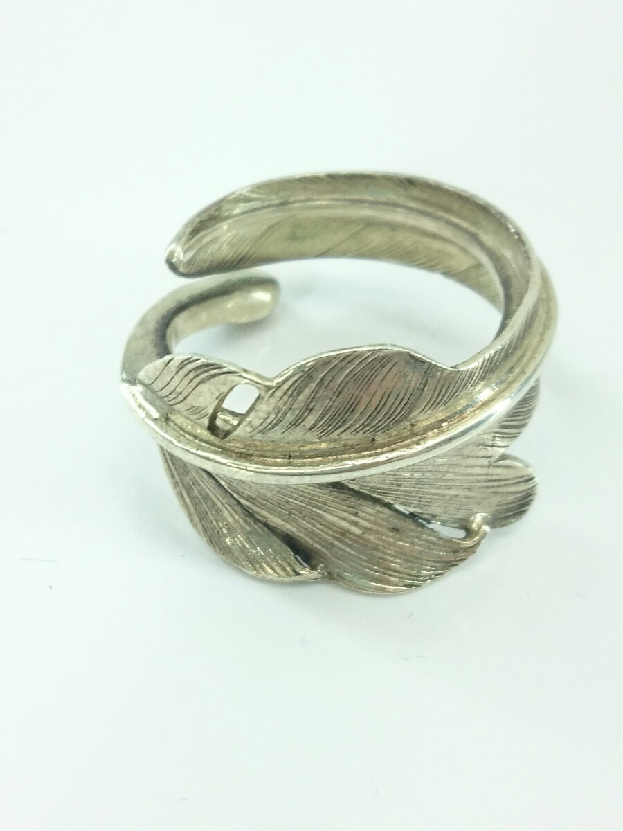 LARRY SMITH リング/SILVER/14号/シルバー/ラリースミス//フェザー/羽根/メンズ/ジュエリー/アクセサリー(14号 ...