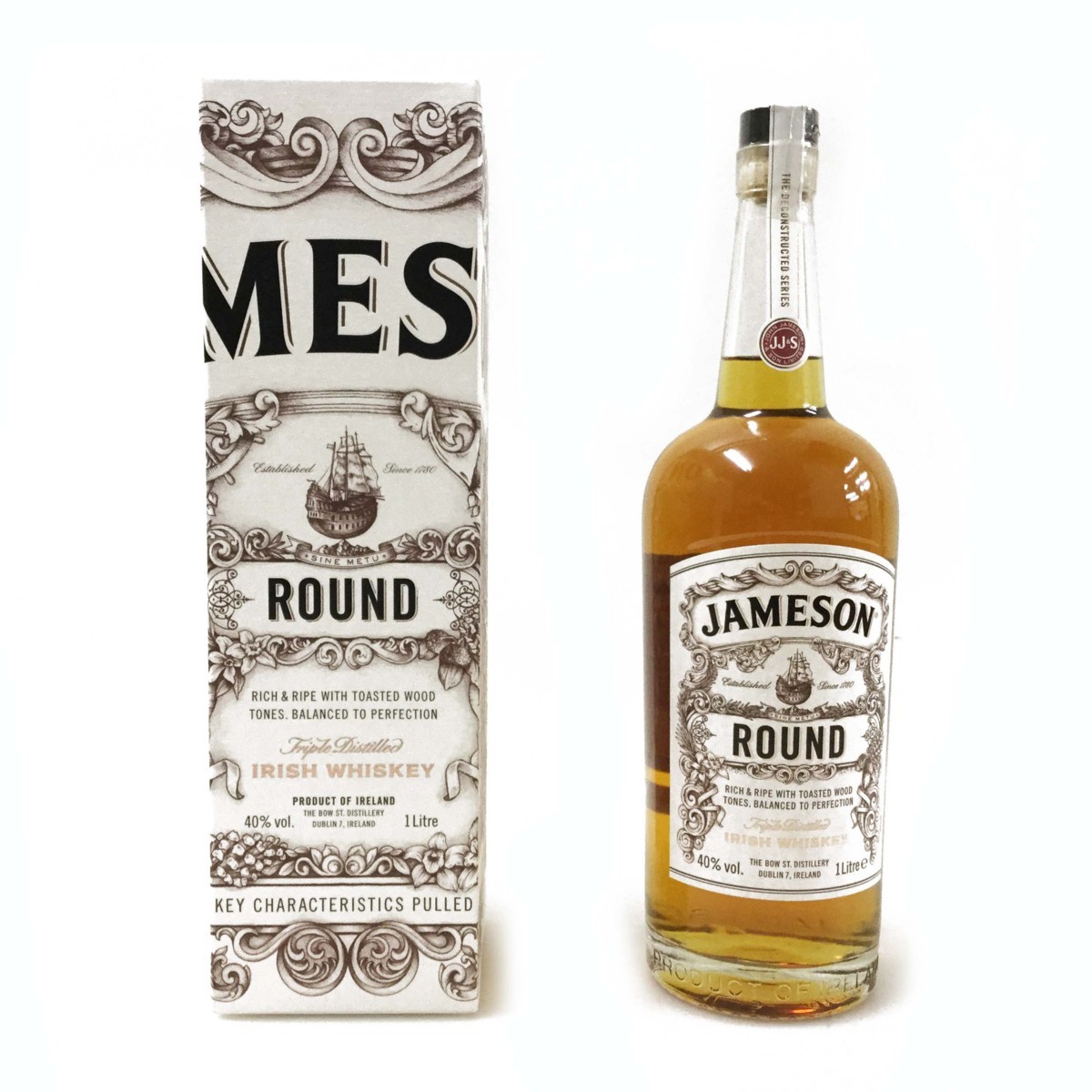 t JAMESON ROUND ジェムソン ラウンド 1000ml 40% アイリッシュウイスキー モルト グレーン アイルランド アルコール お酒 未開栓(アイリッシュ)｜売買された ...