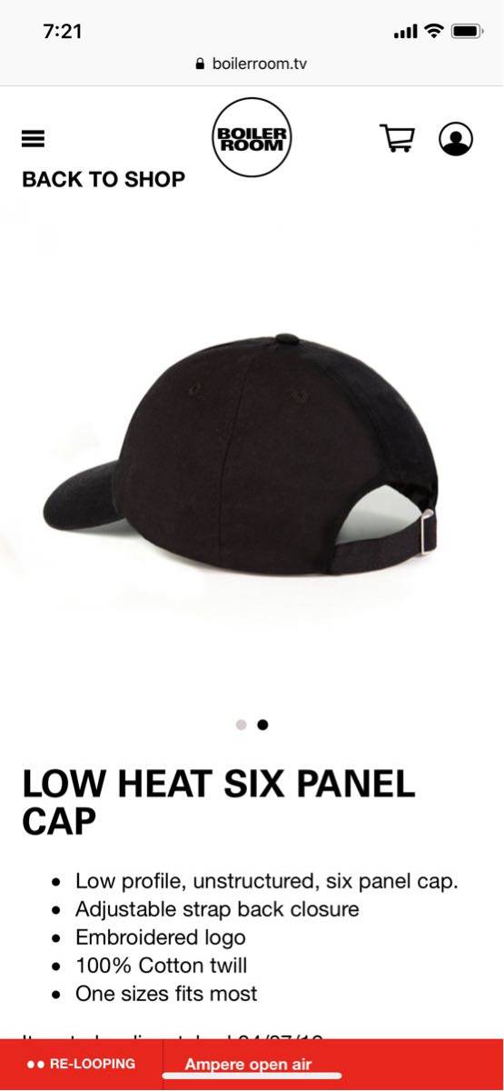 LOW HEAT SIX PANEL CAP boiler room ボイラールーム(帽子)｜売買されたオークション情報、yahooの商品情報 ...