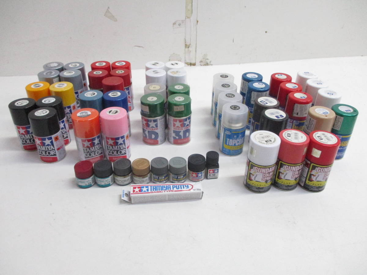 ラッカー まとめ 計45本+おまけ TAMIYA/タミヤ Mr.hobby ホビー ガンダム 缶スプレー 塗装用品 プラモデル 等に ...