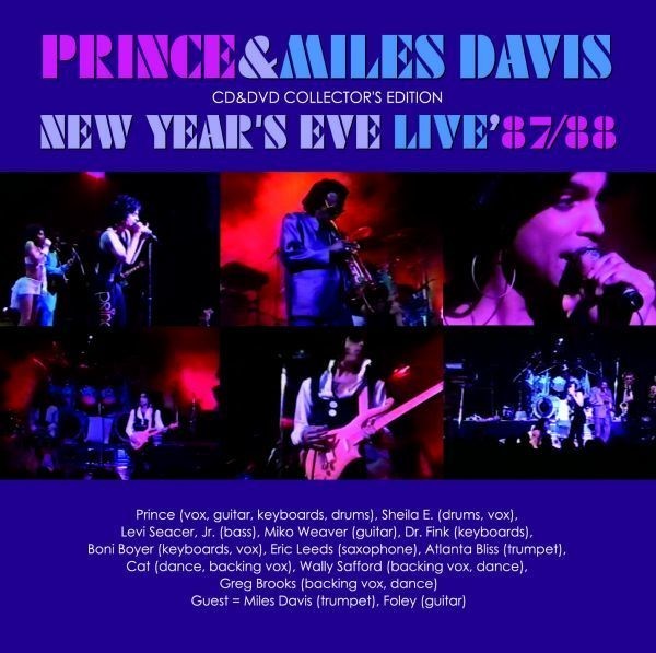 1CD + 1DVD PRINCE & MILES DAVIS / NEW YEAR'S EVE LIVE '87-'88 プレス盤 1987 ...