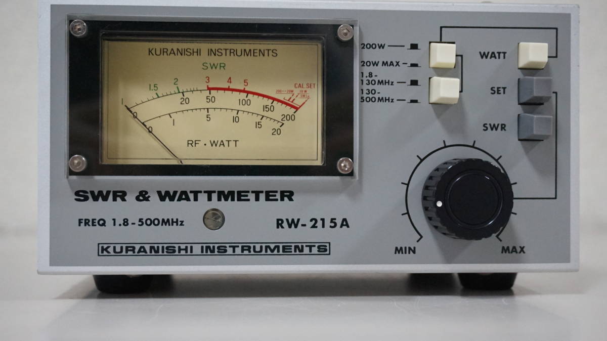 クラニシSWR WATTMETER SWRバワー計 RW-215A(アクセサリ)｜売買されたオークション情報、yahooの商品情報をアーカイブ公開 - オークファン（aucfan.com）
