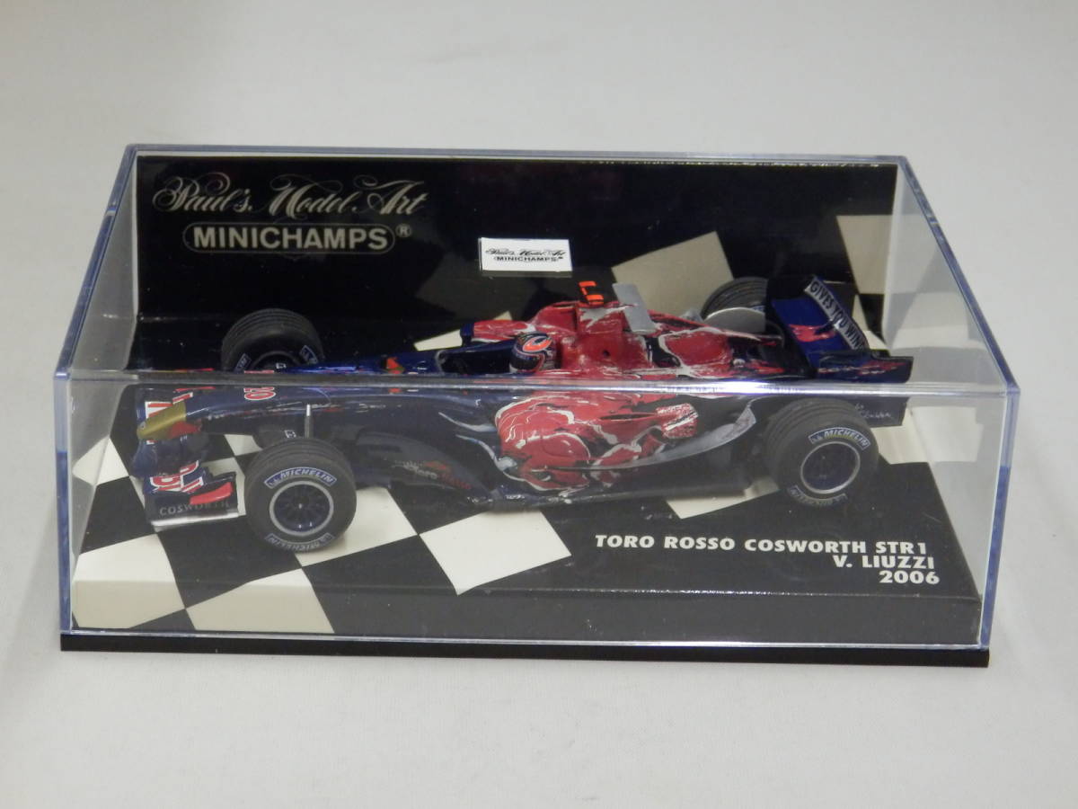 MINICHAMPS ミニチャンプス F1 TORO ROSSO COSWORTH RED BULL STR1 V.LIUZZI 2006 1 ...