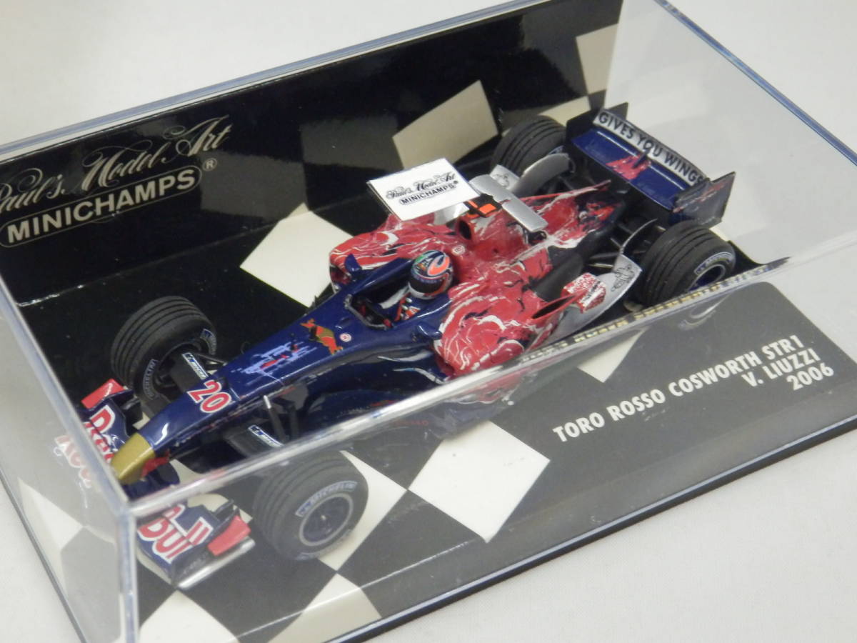 MINICHAMPS ミニチャンプス F1 TORO ROSSO COSWORTH RED BULL STR1 V.LIUZZI 2006 1 ...