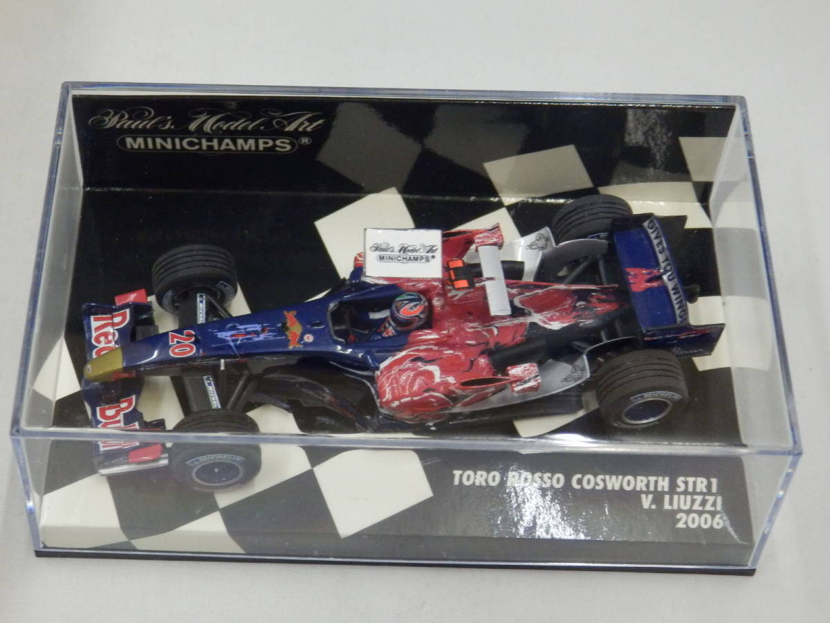 MINICHAMPS ミニチャンプス F1 TORO ROSSO COSWORTH RED BULL STR1 V.LIUZZI 2006 1 ...