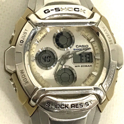 CASIO G-SHOCK G-501D アナログ デジタル 腕時計 メンズ シルバー 保存箱付き カシオ(その他)｜売買されたオークション ...