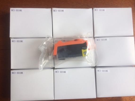 BCI-321BK Canon キャノン 9個 ブラックpixus mp990 mp980 mp640 mp630 mp620 mp560mp550 mp540 mx870 mx860 ...