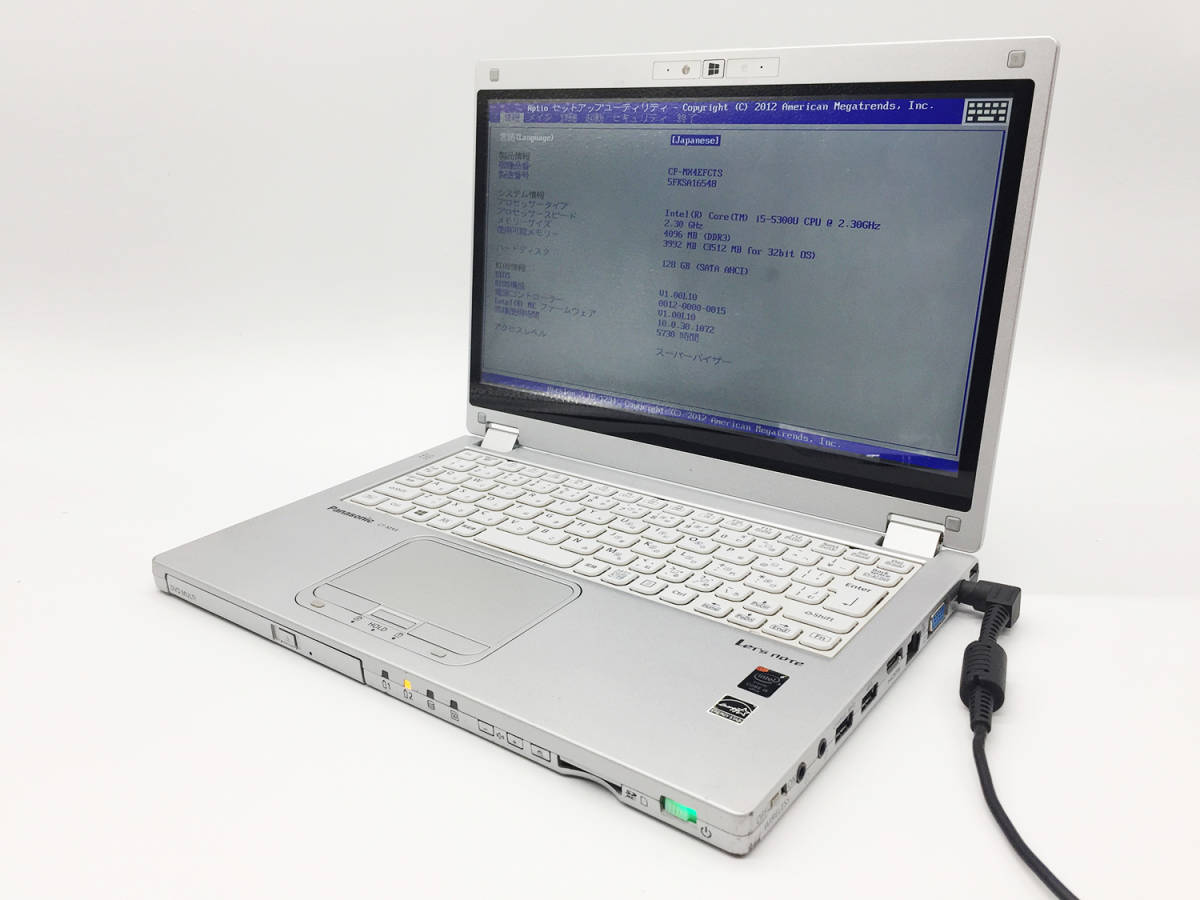 Panasonic Let's note MX4 CF-MX4EFCTS Core i5 5300U 2.3GHz/4GB/SSD：128GB ...