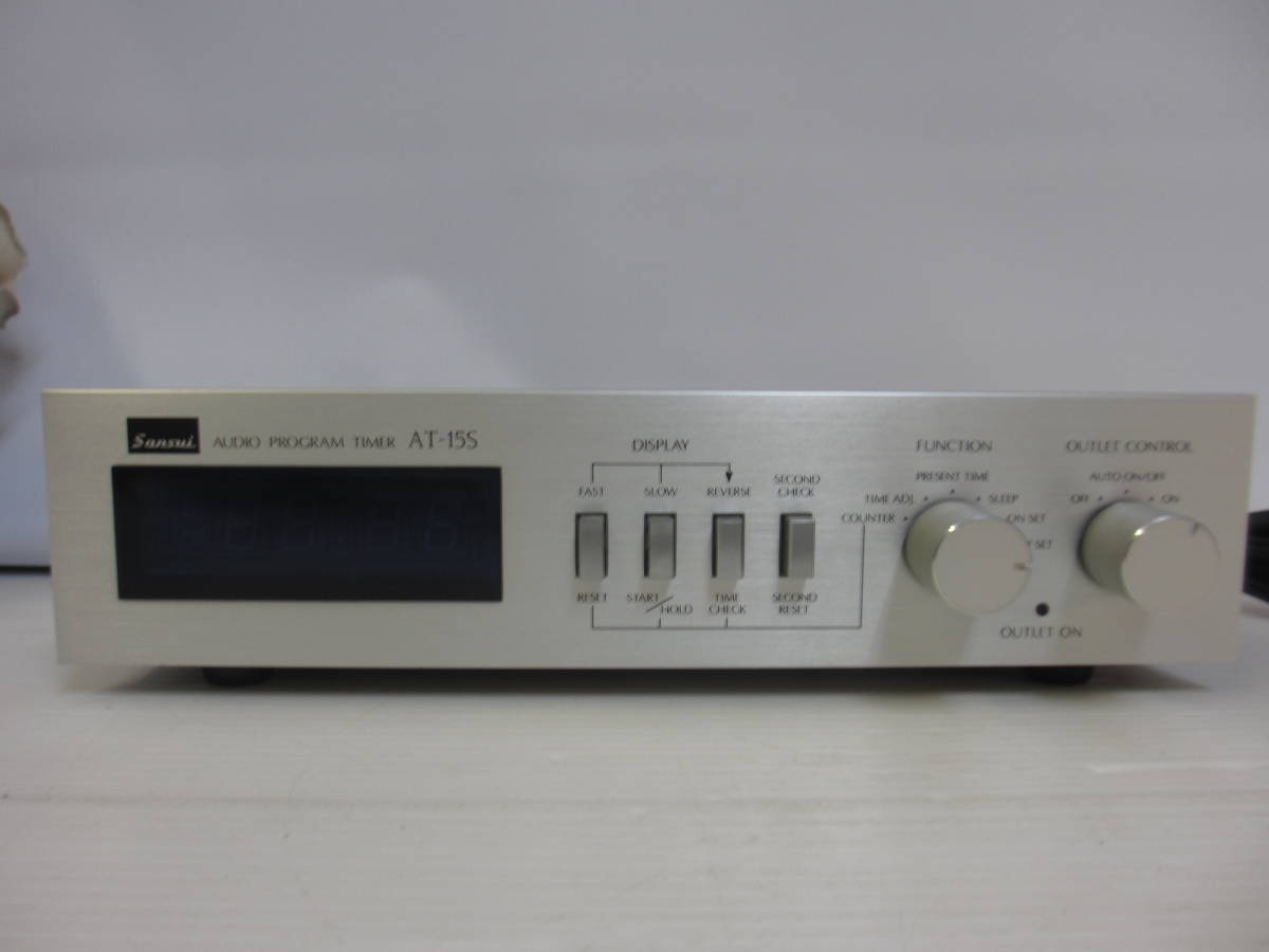 Sansui Audio Program Timer AT-15S Digital Works/山水デジタルオーディオタイマー 電源OK(オーディオ機器)｜売買されたオークション情報 ...