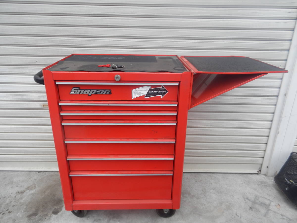 SNAP-ON KRA2007 赤 7段工具箱 ツール ロックンロール 工具 サイドテーブル付き KTC 工具セット(設置型)｜売買された ...