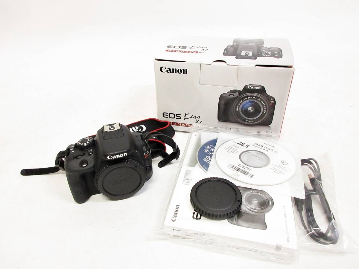 02 216-233318-11 Y Canon キャノン デジタル一眼レフカメラ ボディ EOS Kiss X7 箱付き 旭216(キヤノン)｜売買されたオークション情報、yahooの商品 ...