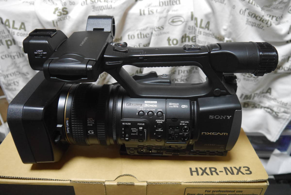 SONY HXR-NX3 NXCAMカムコーダー 1/3型 フルHD 3CMOSセンサー 品(プロ用、業務用)｜売買されたオークション情報 ...