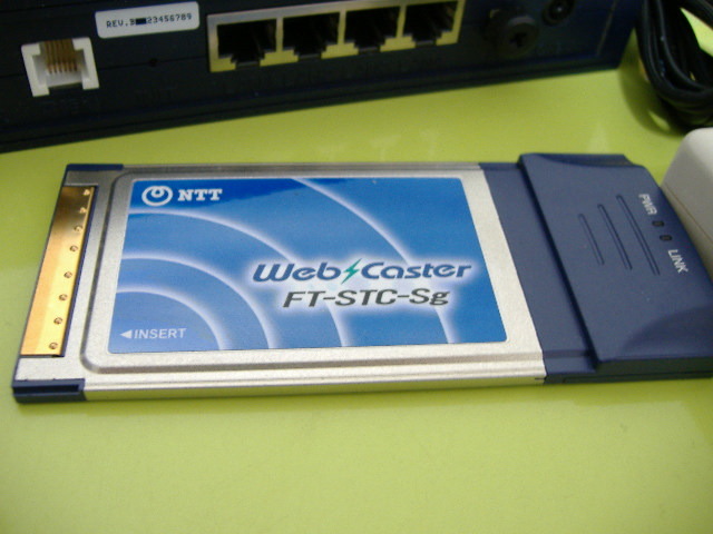 NTT西 ADSLモデム WebCaster WBC3000MV 初期化済 FT-STC-Sg スプリッタ(ADSLモデム)｜売買された ...