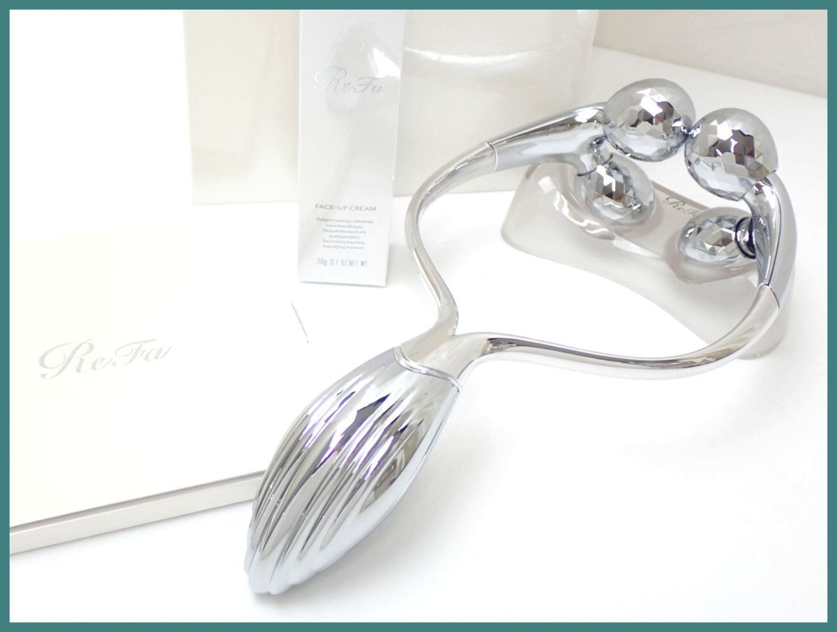 MTG ReFa/リファ DOUBLE RAY/ダブルレイ RR-AB00 + フェイスアップクリーム/付属品完備/美顔ローラー＃12747233(美顔ローラー)｜売買されたオークション情報 ...