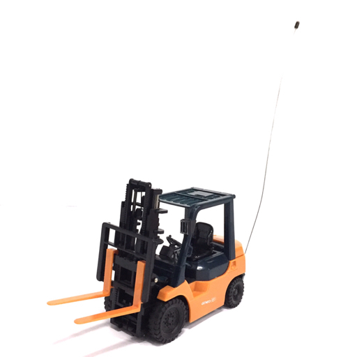 トヨタ 1/20 RC ラジコンカー TOYOTA RADIO CONTROL FORKLIFT GENEO 7FG/7FD25 付属品有り ...