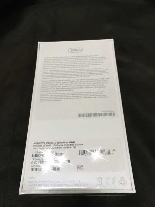 Apple iPhone SE Model A1723 北米 カナダ版 スマートフォン SIM フリー 本体 Space Gray スペース ...