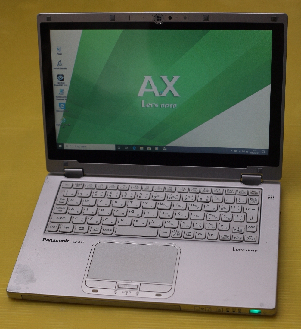 5C Panasonic CF-AX2 Core i5-3427U 1.8GHz 4GB ノート WINDOWS10 Office ...