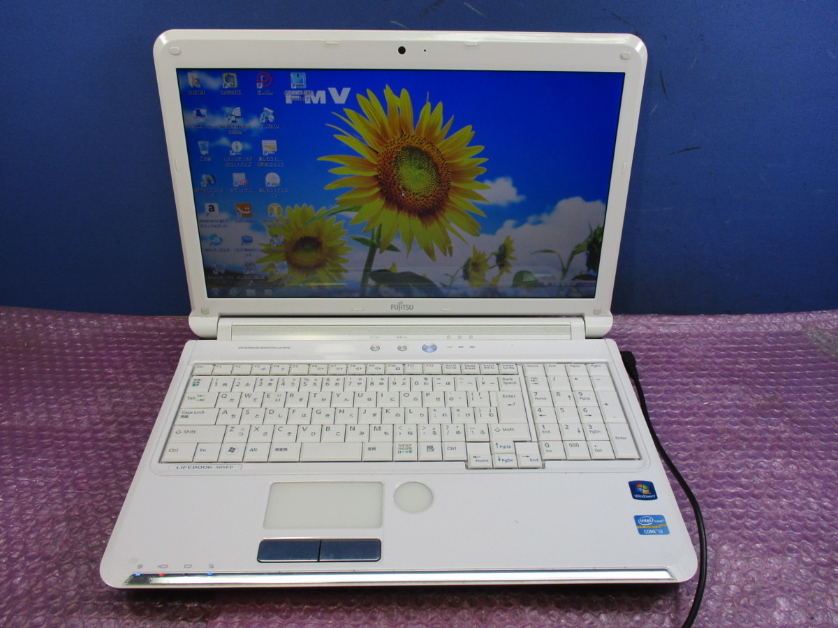 NT: 富士通 AH54/D Core i3-2310M 2.1GHz/4GB/500GB 無線マルチノート & Windows 7(15 ...