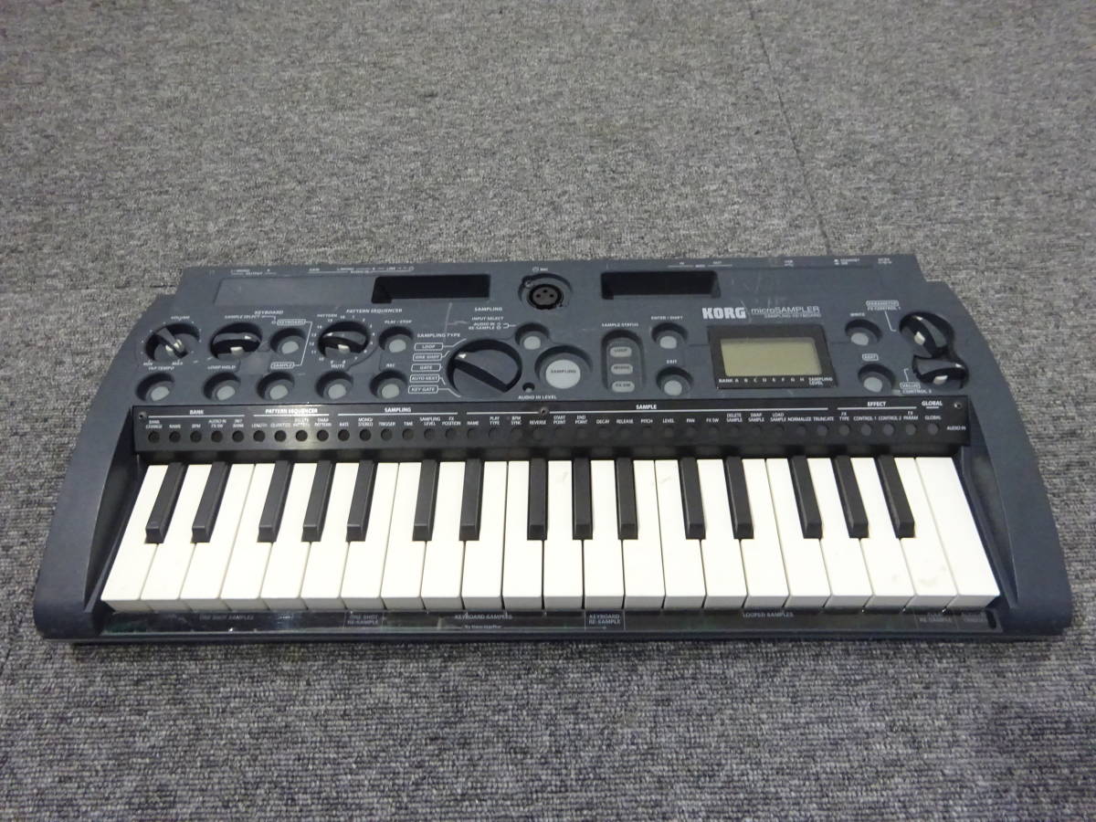 TE9220 KORG microSAMPLER MS1 マイクロサンプラ－37鍵盤 説明必読(サンプラー)｜売買されたオークション情報、yahooの商品情報をアーカイブ公開 - オークファン ...