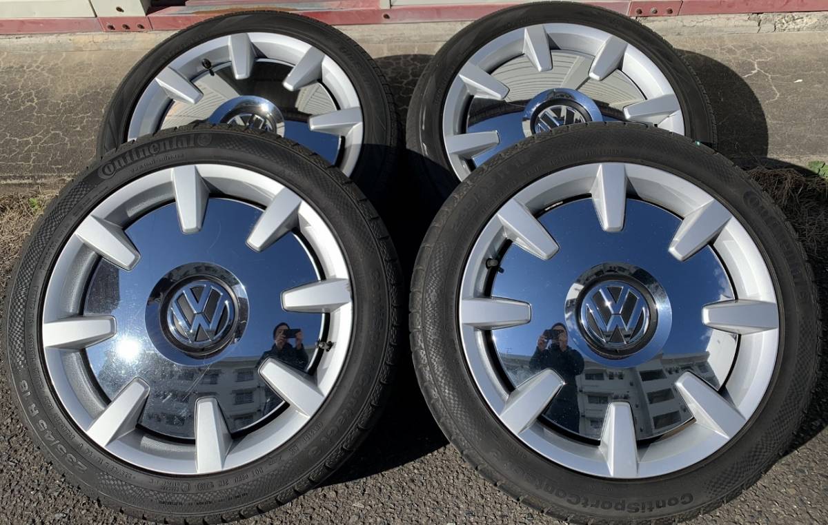 Volkswagen The Beetle Disc Wheel ザ ビートル フェンダーエディション 純正 ディスクホイール フォルクスワーゲン VW(5穴)｜売買されたオークション情報 ...