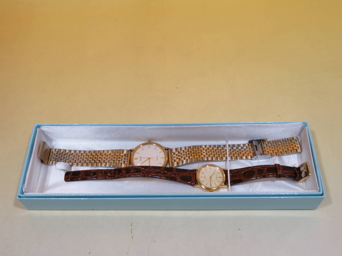 鉄道グッズ 記念品 腕時計 SEIKO EXCEED CITIZEN 功績章表章記念 東日本旅客鉄道株式会社 2個まとめて J2 S3305 ...