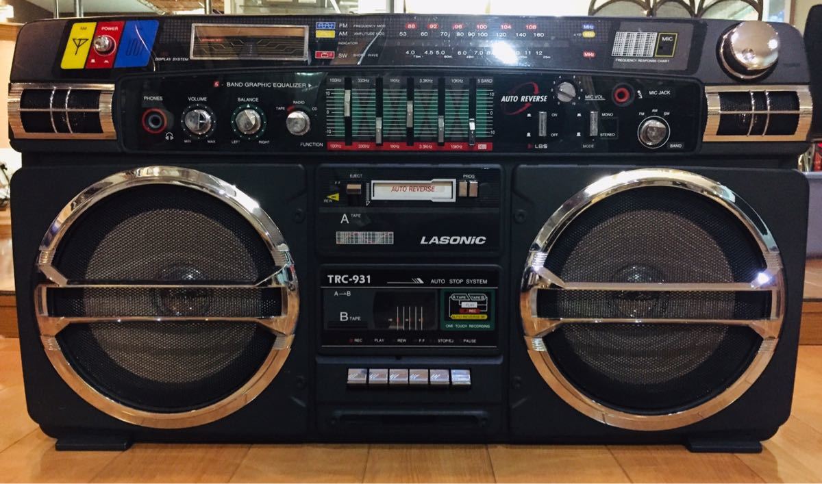 LASONiC TRC-931 ラジカセ HIPHOP 80年代 90年代 ジャンク(ラジカセ)｜売買されたオークション情報、yahooの商品 ...
