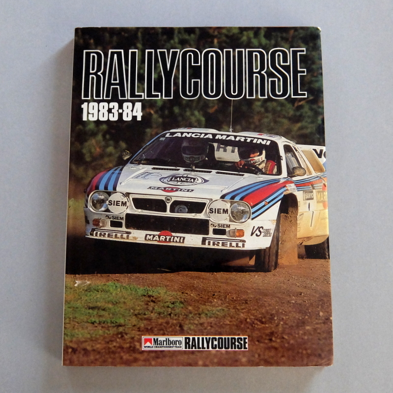 RALLYCOURSE 1983-1984 1st Edition ラリーコース WRCイヤーブック ランチア037 オペルマンタ ニッサン ...