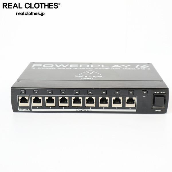 動作未確認 BEHRINGER/ベリンガー P16-D POWERPLAY 16 CUEシステム 通電確認済み /080(レコーディング、PA ...